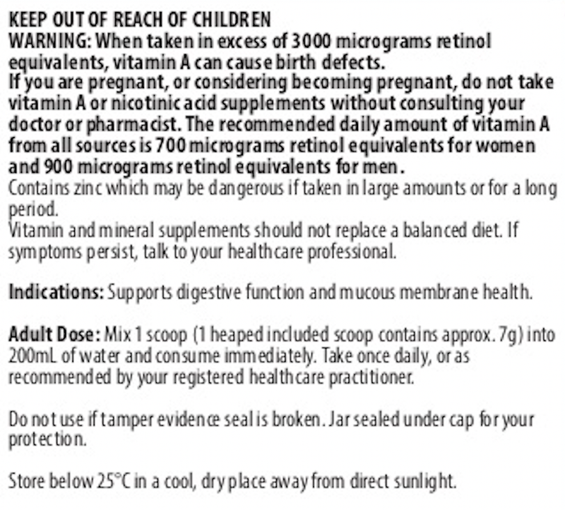 Orthoplex White Gut R – Integrated Nutraceuticals Ltd.
