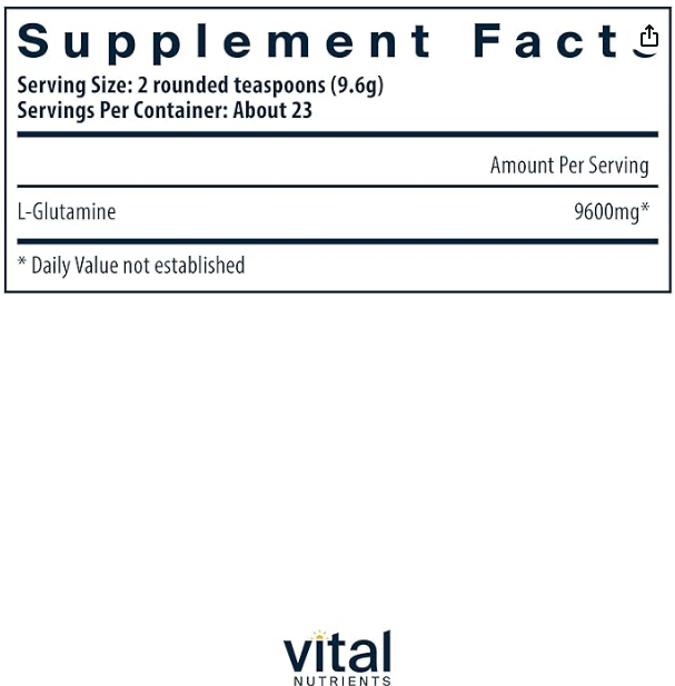 Vital Nutrients Glutamine Powder | GI Tract | INL Asia – Integrated ...