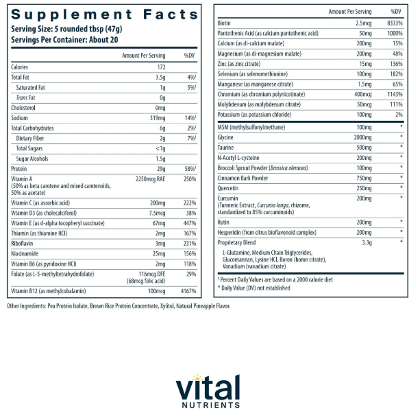 Vital Nutrients Vital Clear Powder | INL Asia – Integrated ...