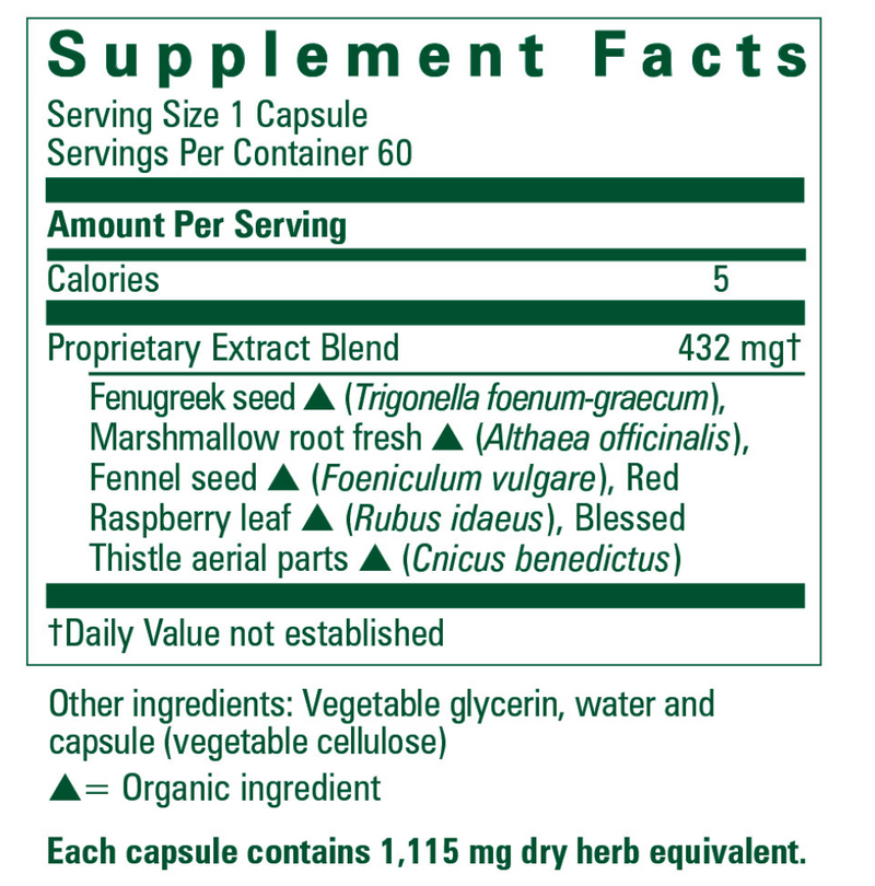 Gaia Herbs Galactagogue Formula | Lactation | INL Asia – Integrated ...